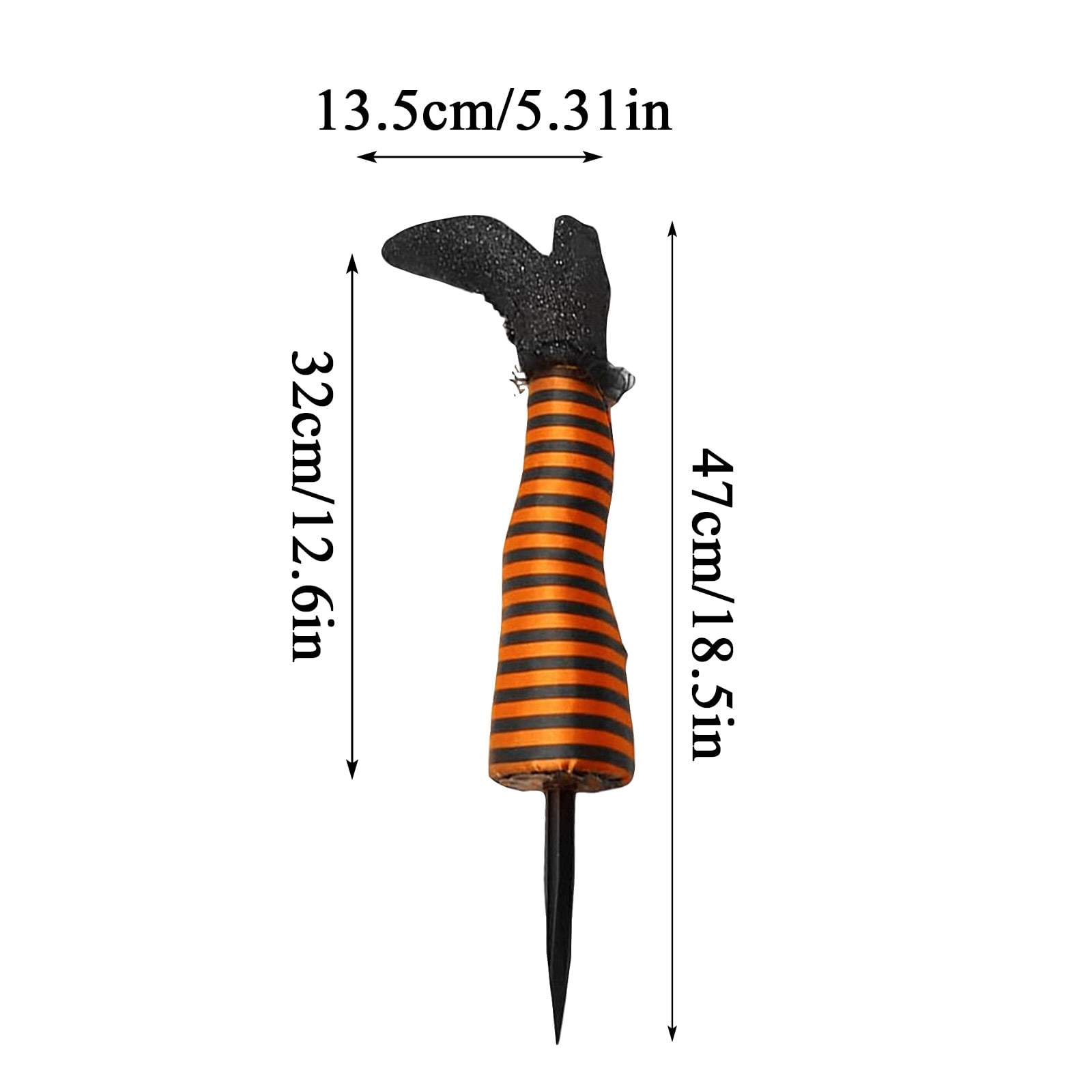 Halloween Witch Legs Yard Stake Decorations Outdoor, Upright Witch Leg ...
