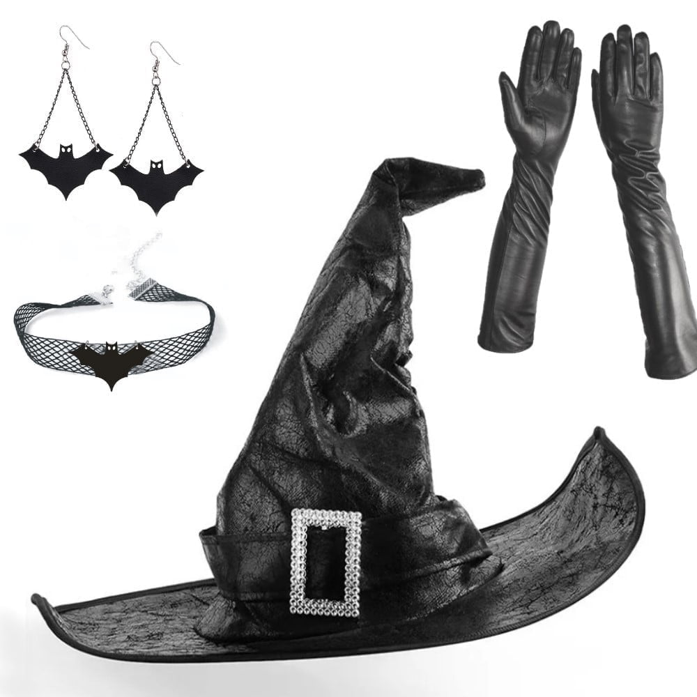 Halloween Costume Witch Set Halloween Wizard Costume Cosplay Accessory ...