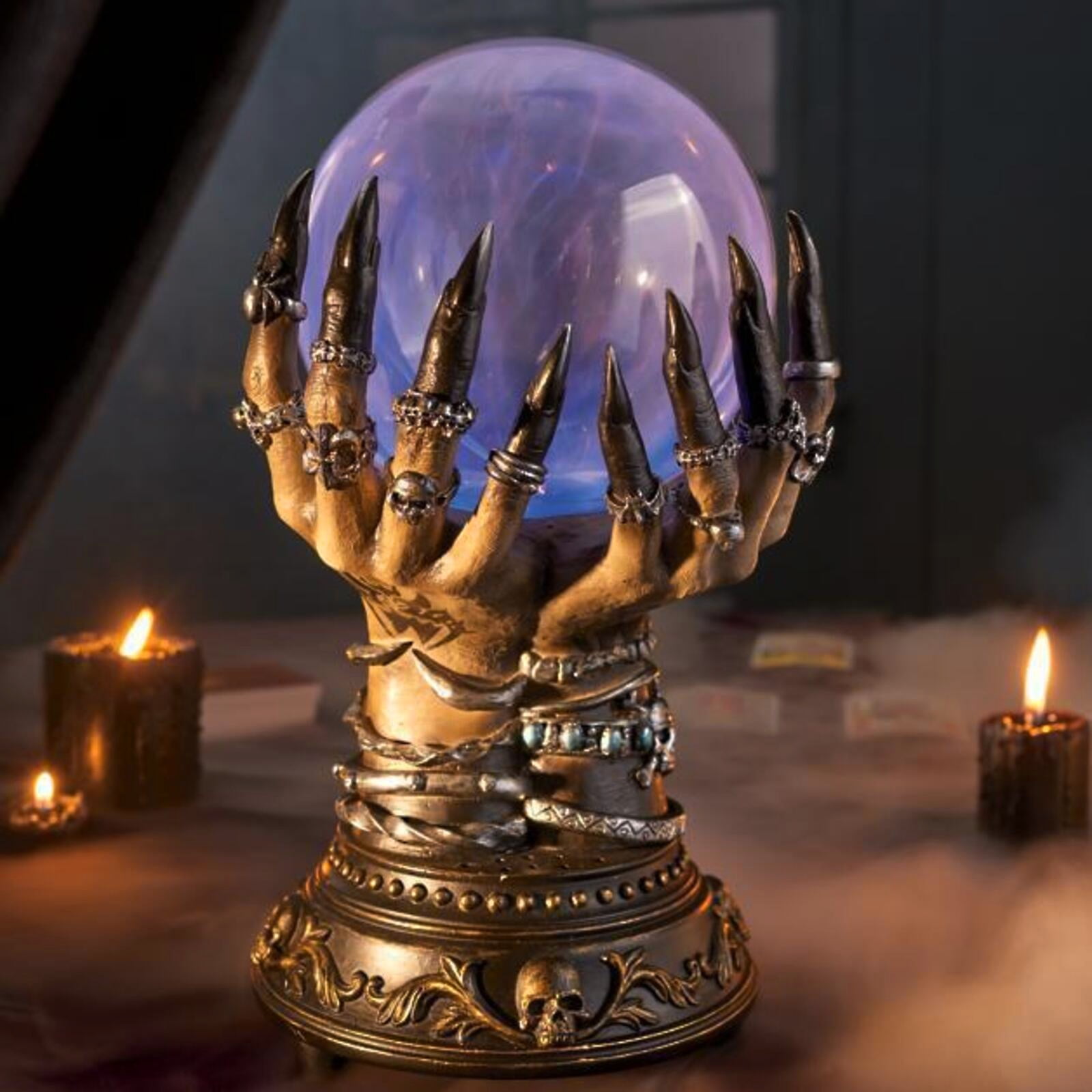 Halloween Witch Static Ion Orb – Handheld Orb for Halloween Scene ...