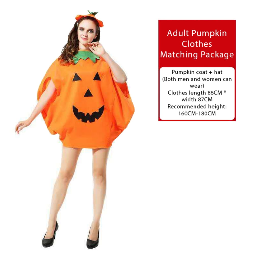 Halloween Women Men Pumpkin Costume Pumpkin Outfit Cosplay Party ...