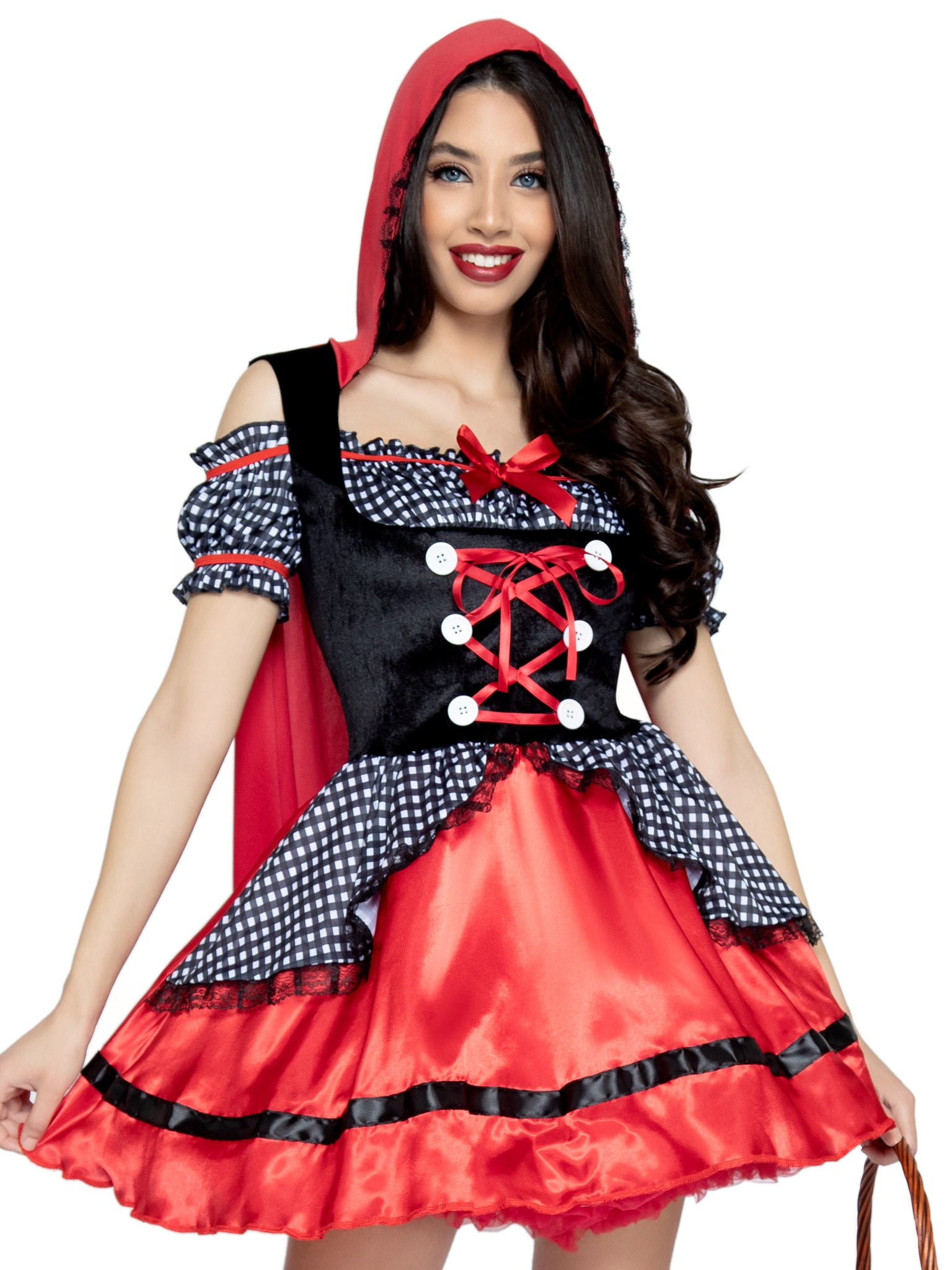 Halloween Women's Darling Miss Red Costume, by Wonderland Costumes ...