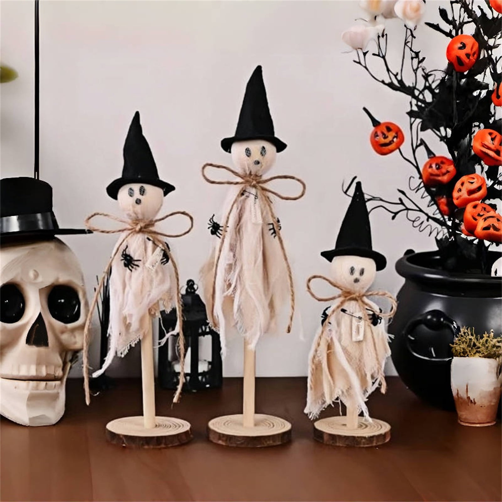 Halloween Wooden Brackets Desktop Ornament for Farmhouse Shelves ...