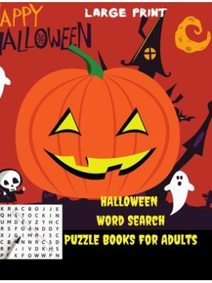 Halloween Word Search Fang-tastic Word Puzzles for Adults : Large print ...