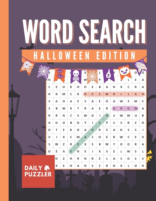 Halloween Word Search : Large Print Word Search Book With 30 Fun ...