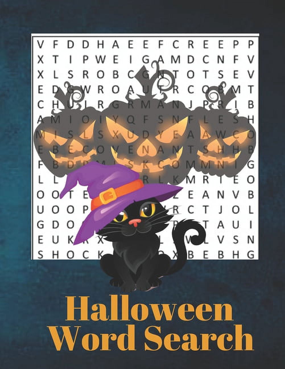 Halloween Word Search: Large Print Word Search, Word Search Book ...