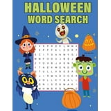 Halloween Word Search : Puzzle Activity Book - For Kids Ages 5-8 ...
