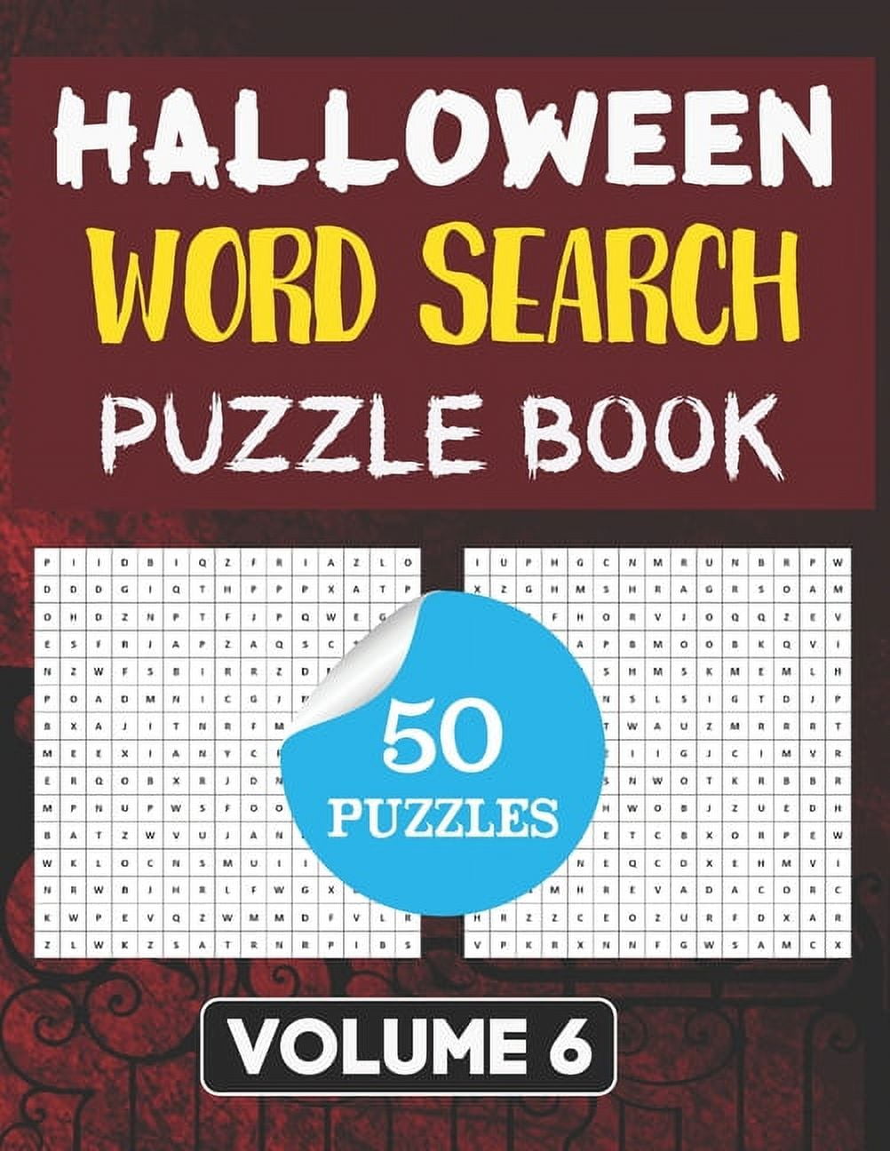 Halloween Word Search Puzzle Book : 50 Word Search Holiday Activities ...