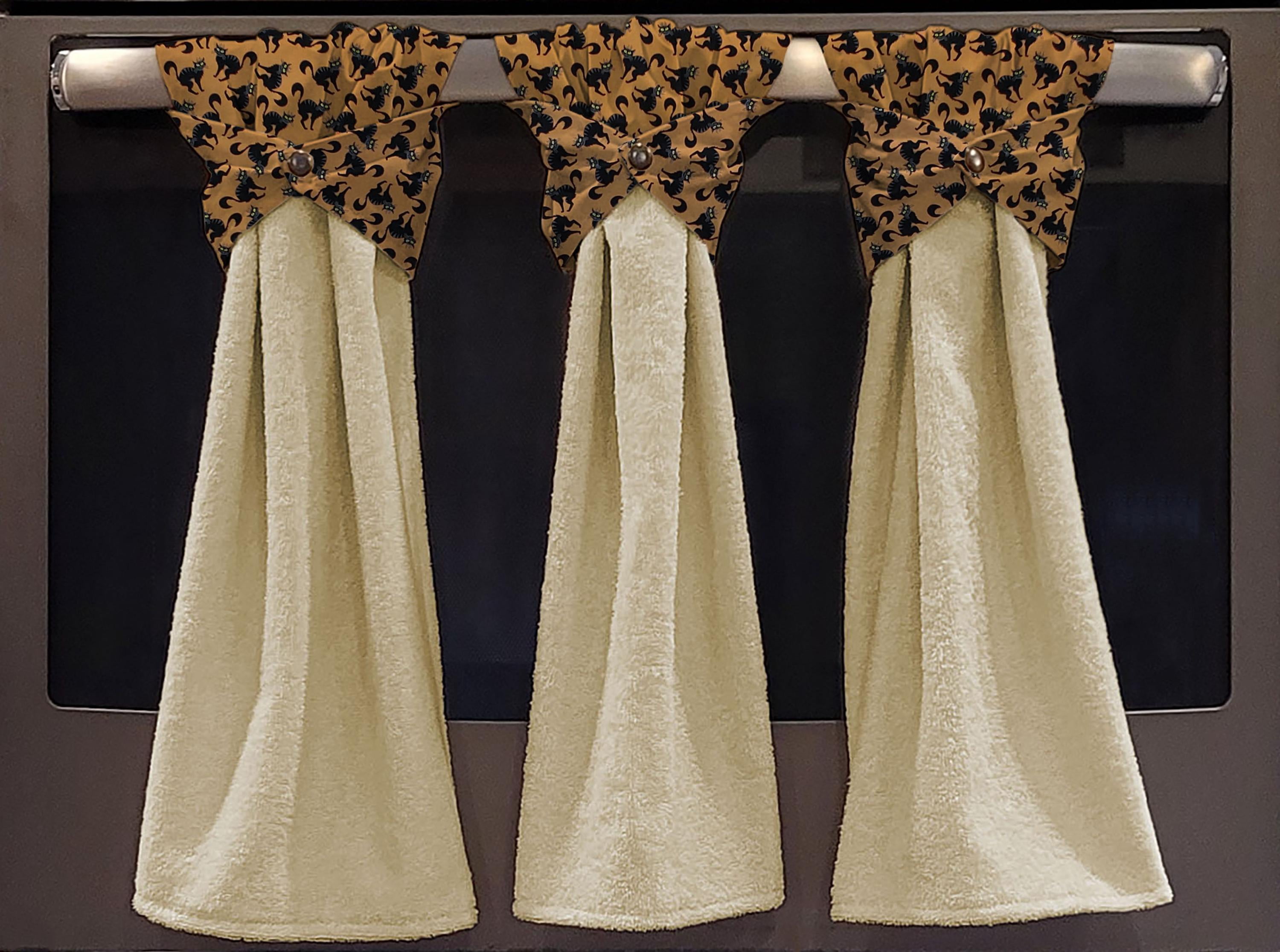 Halloween Wraparound Snap Hanging Towels (Set of 3) by Penny's Needful ...