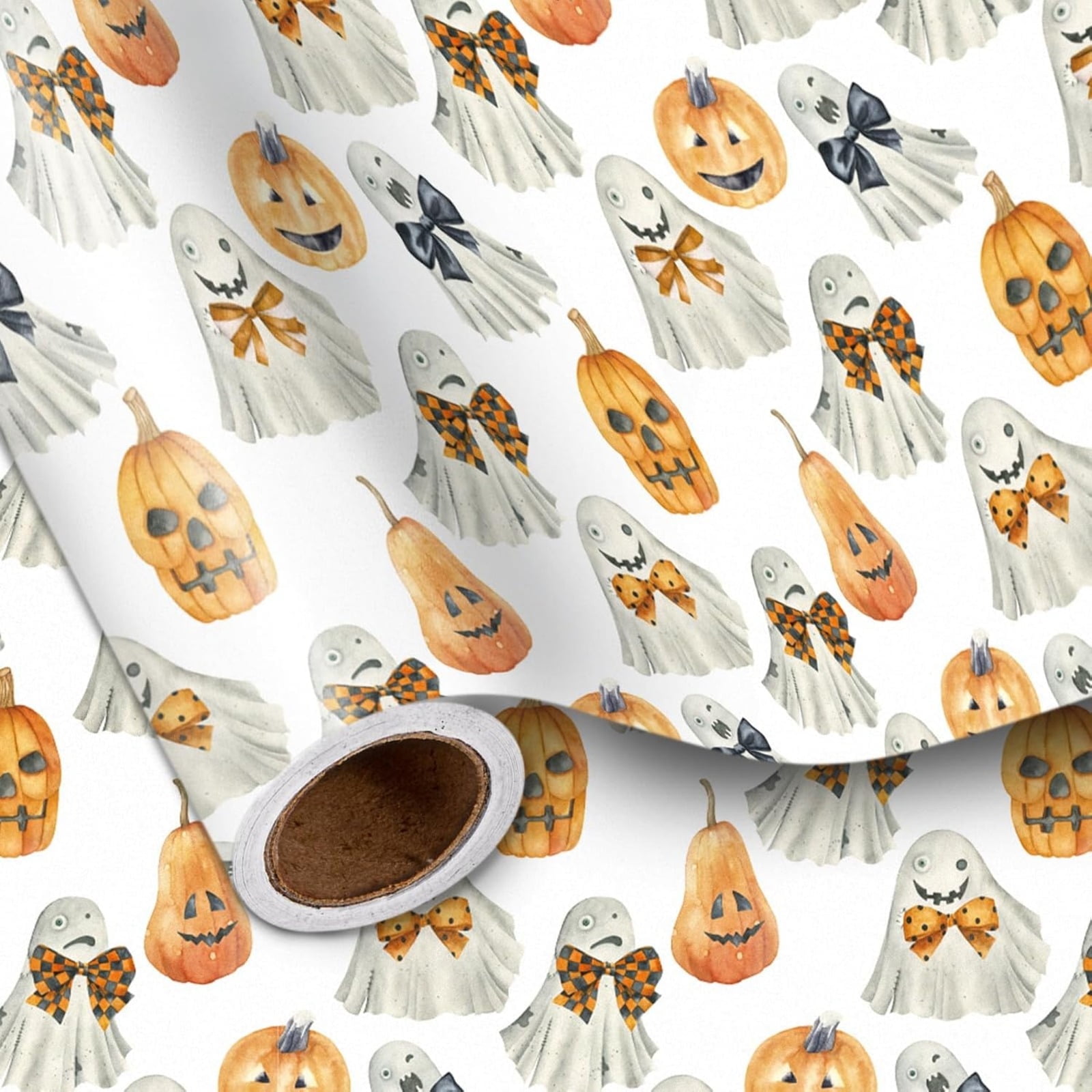 Halloween Wrapping Paper 23 Inch x 58 Inch Gift Wrap Roll Classic ...