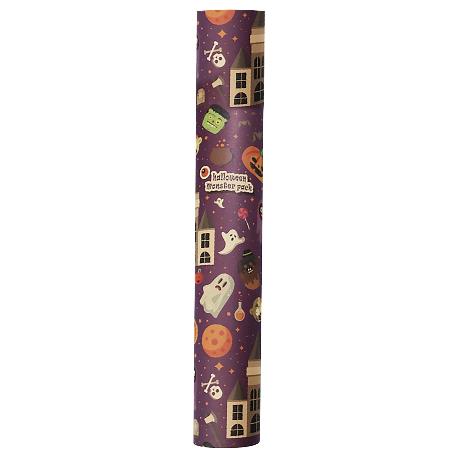 Single Sided Halloween Wrapping Paper, Cute Halloween Packing Paper ...