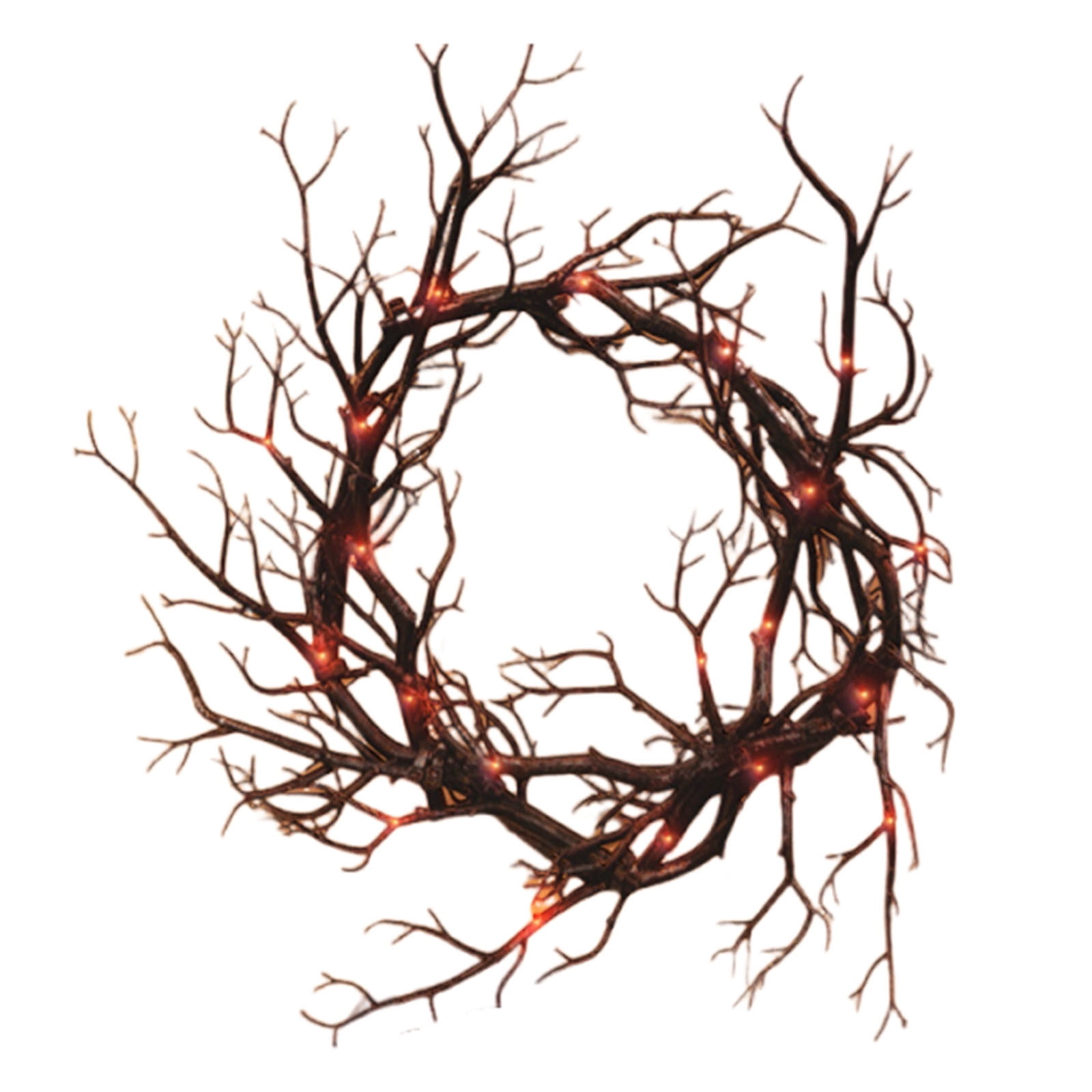 Halloween Wreath Scary Gothic For Front Door Party Decoration With ...