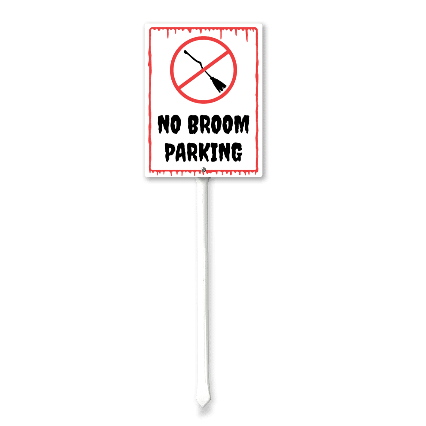 Halloween Yard Sign No Broom Parking Decorations Yard Signs Decorative ...