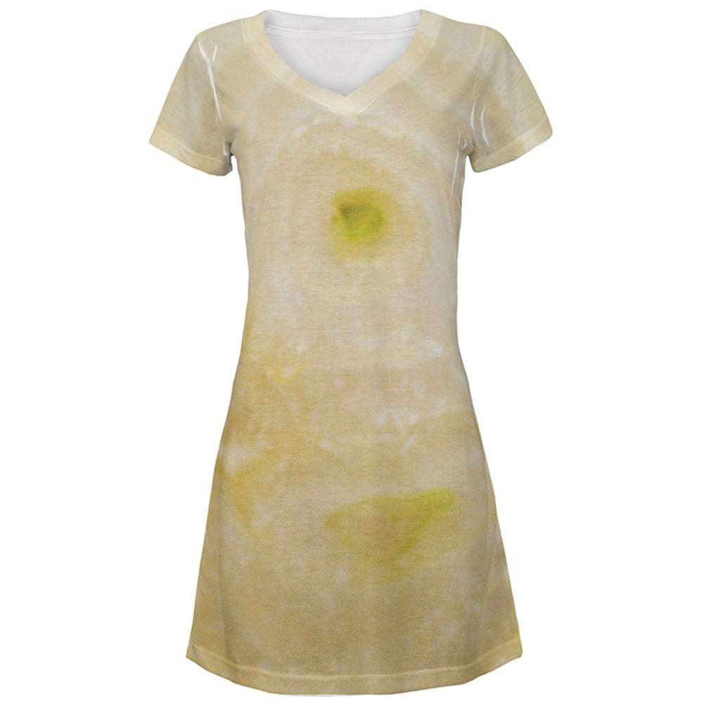 Halloween Yellow Sweet Onion Costume All Over Juniors Beach Cover-Up ...