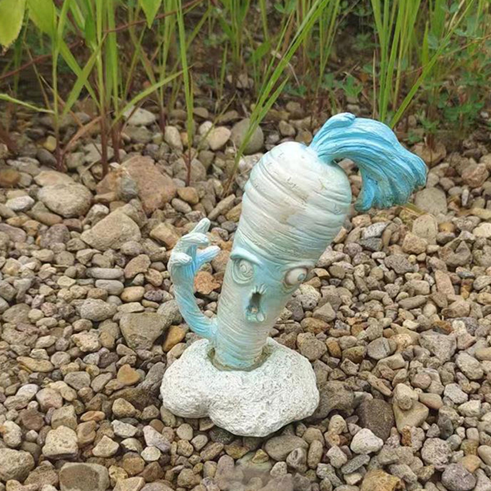 Halloween Zombies Vegetables Statue With Worm, Halloween Decor ...