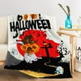 Halloween baby Throw blanket Spooky Bat blankets Pet Toddler Fleece ...