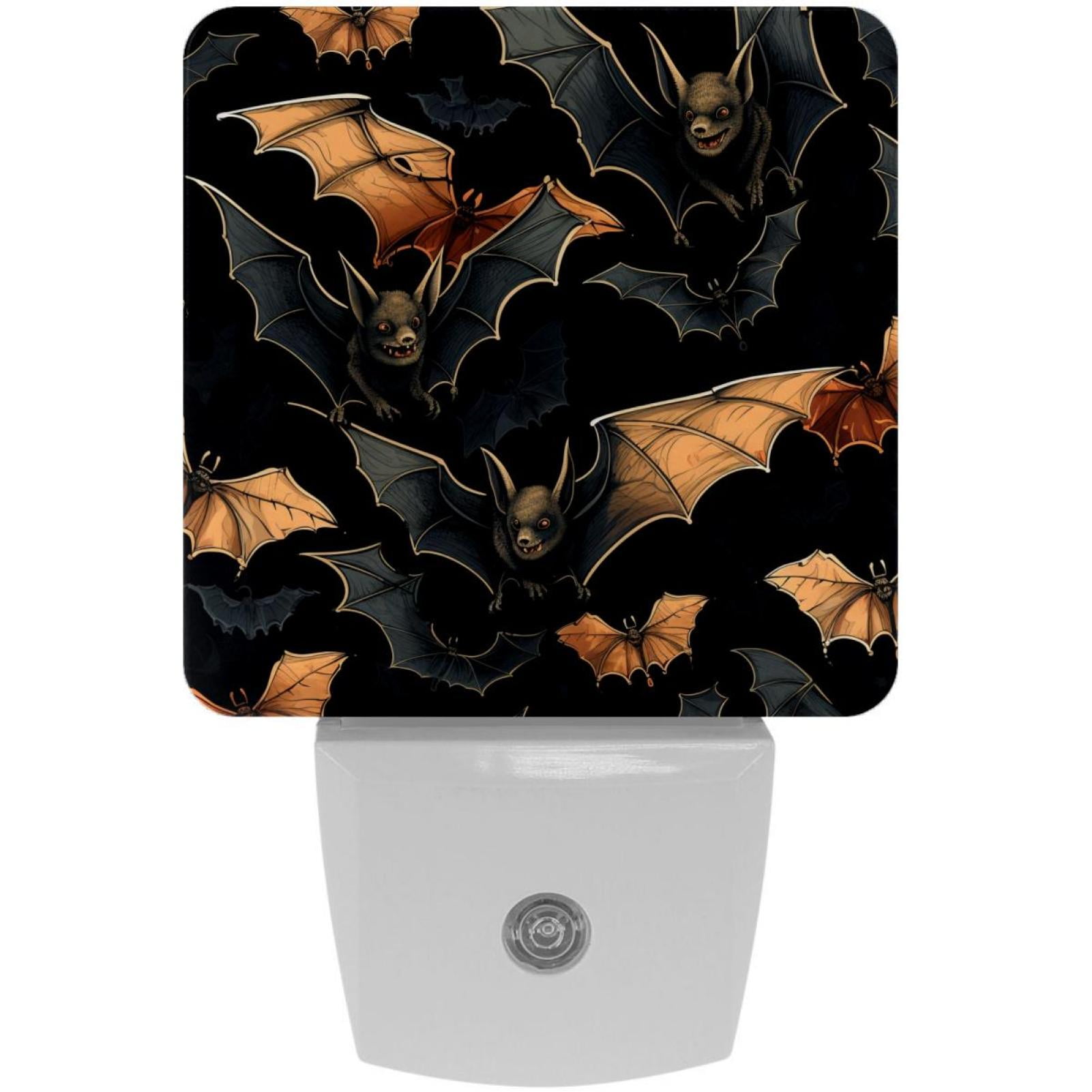 Halloween bats LED Square Night Lights - Compact and Multifunctional ...