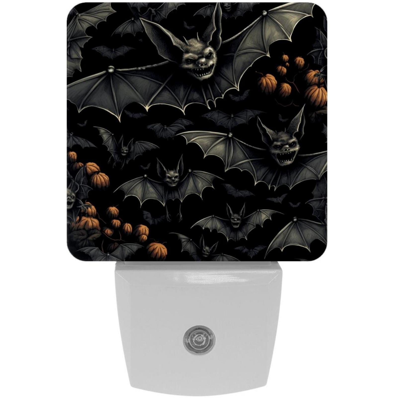 Halloween bats LED Square Night Lights - Energy Efficient Bedside Lamp ...