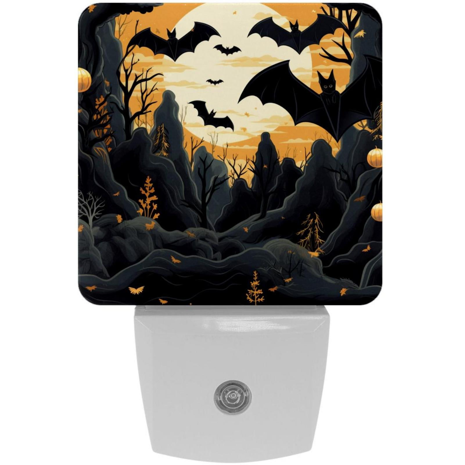 Halloween bats LED Square Night Lights - Energy Efficient and ...