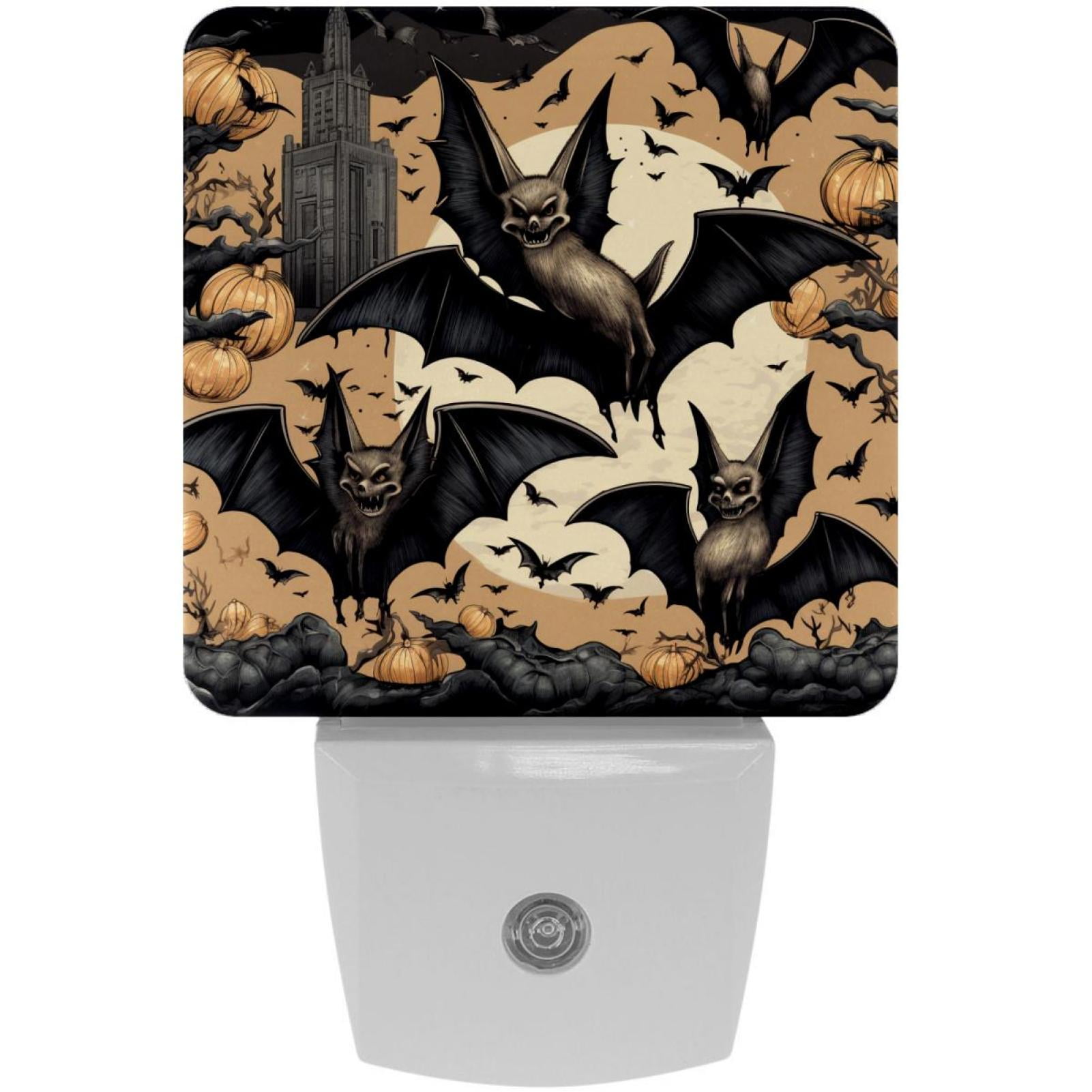 Halloween bats LED Square Night Lights - Energy Efficient & Elegant ...