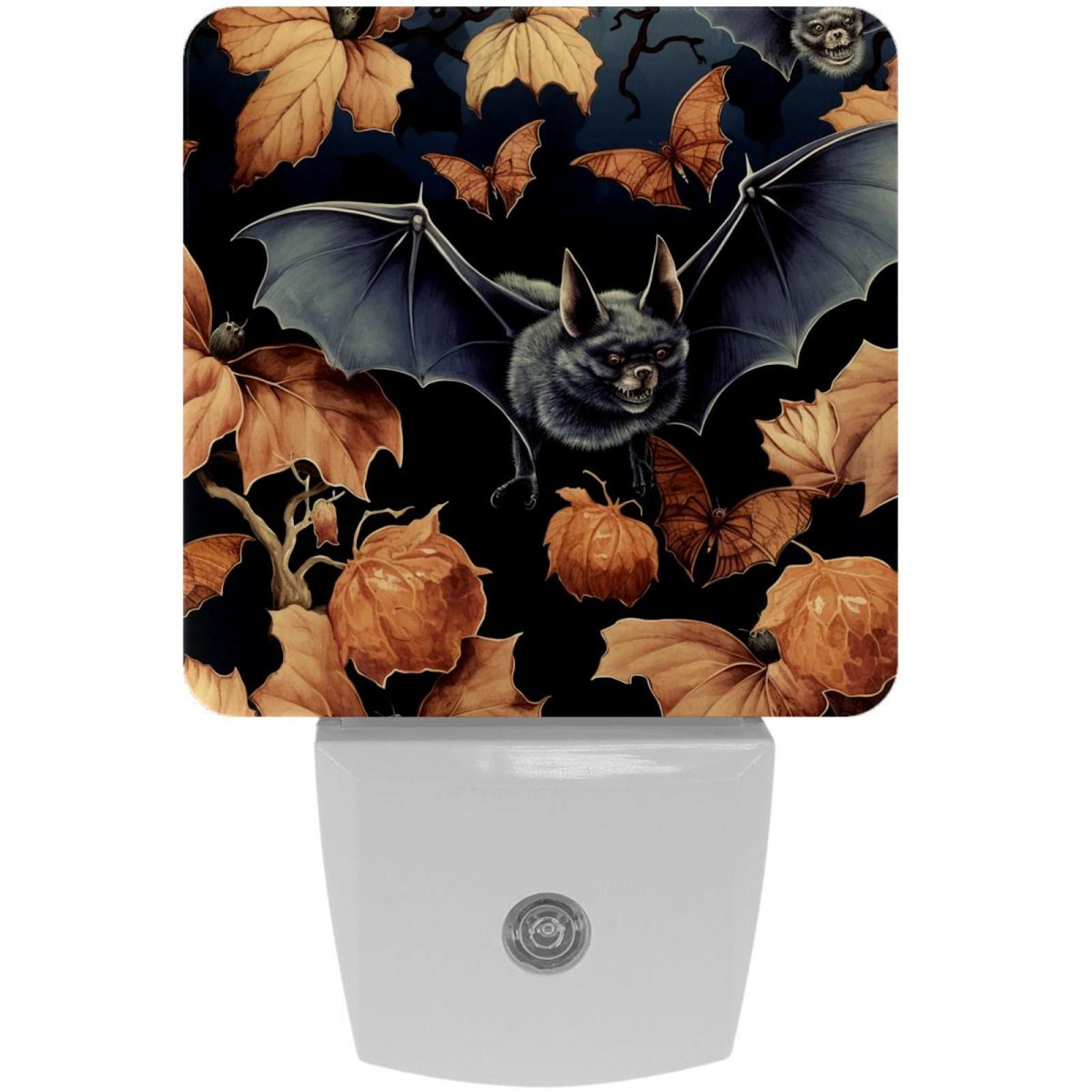 Halloween bats LED Square Night Lights - Energy Efficient and Sleek ...
