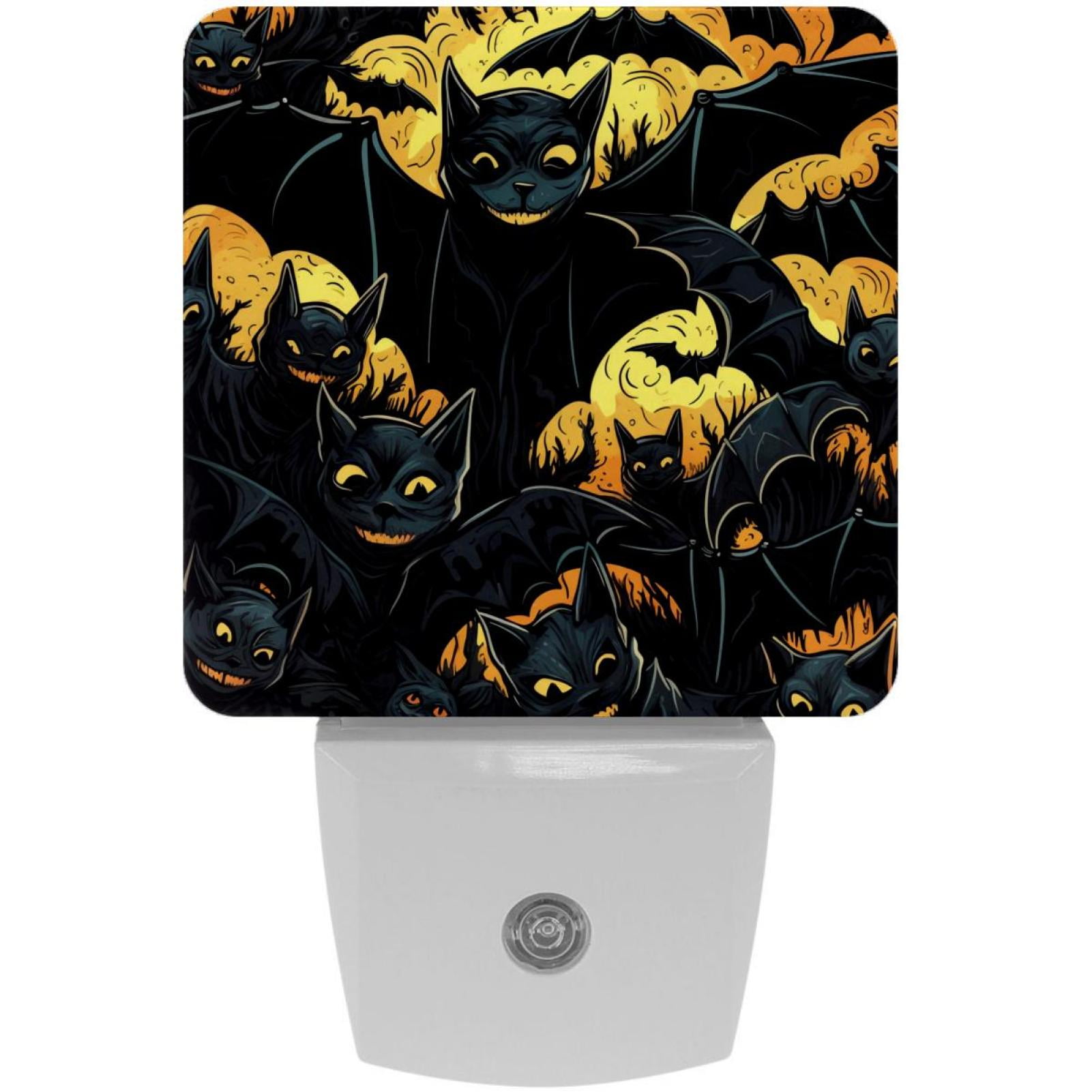 Halloween bats LED Square Night Lights - Energy Efficient and Stylish ...