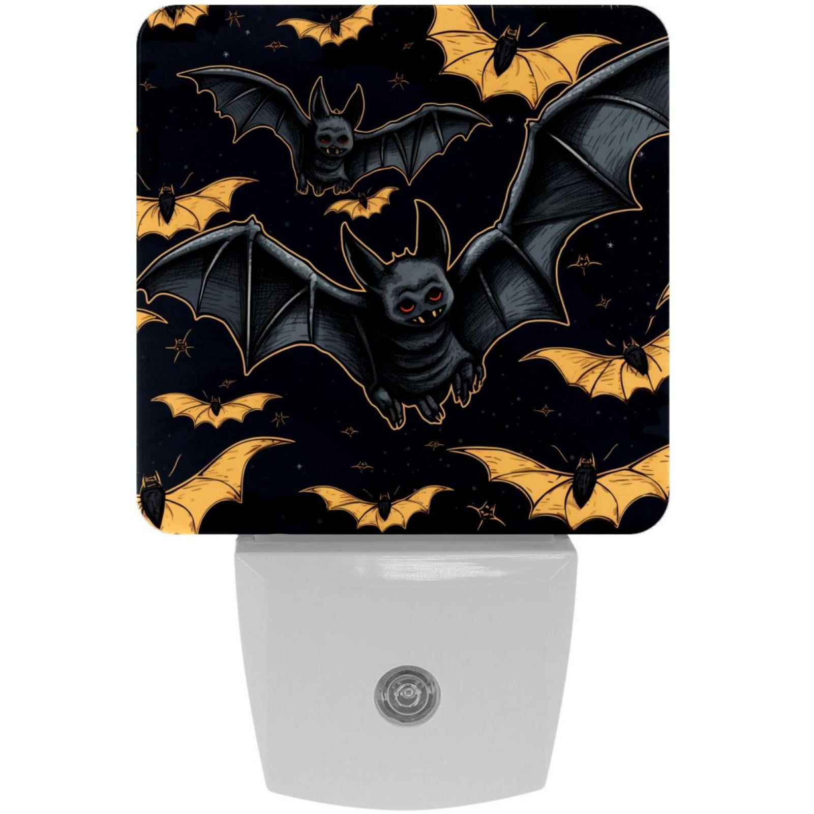Halloween bats LED Square Night Lights: Energy-Efficient and Stylish ...