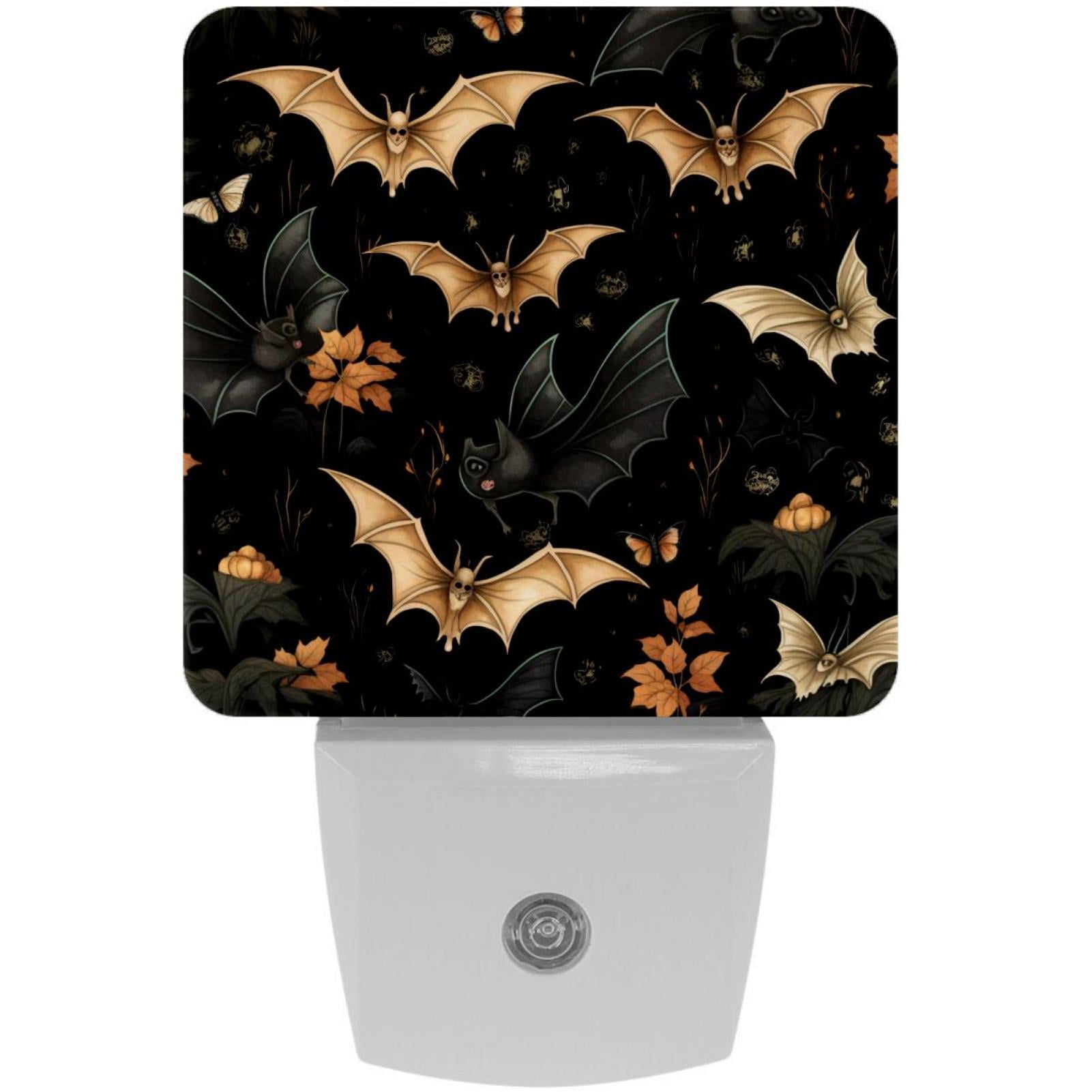 Halloween bats LED Square Night Lights - Small and Bright Illumination ...