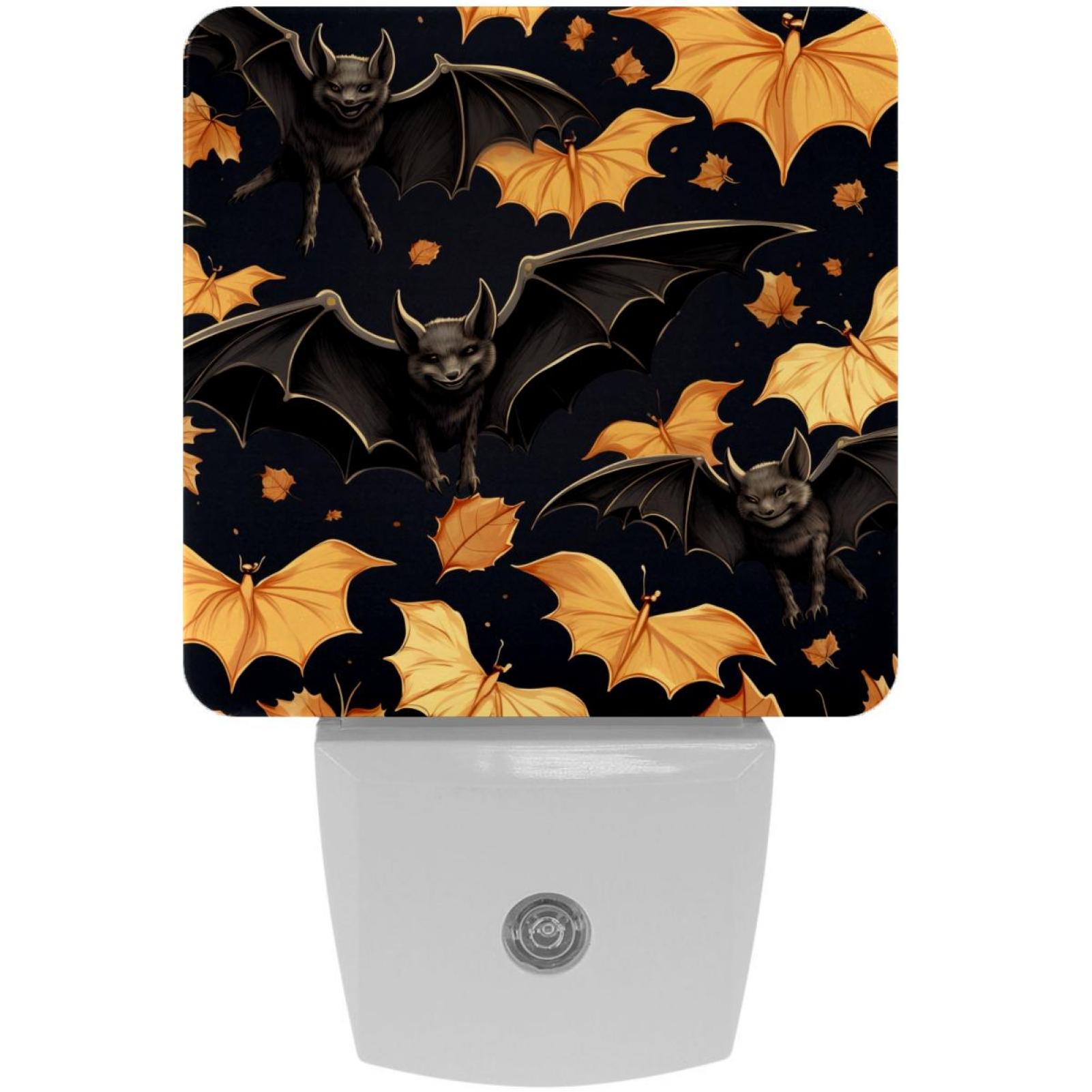 Halloween bats LED Square Night Lights - Stylish and Energy-Efficient ...