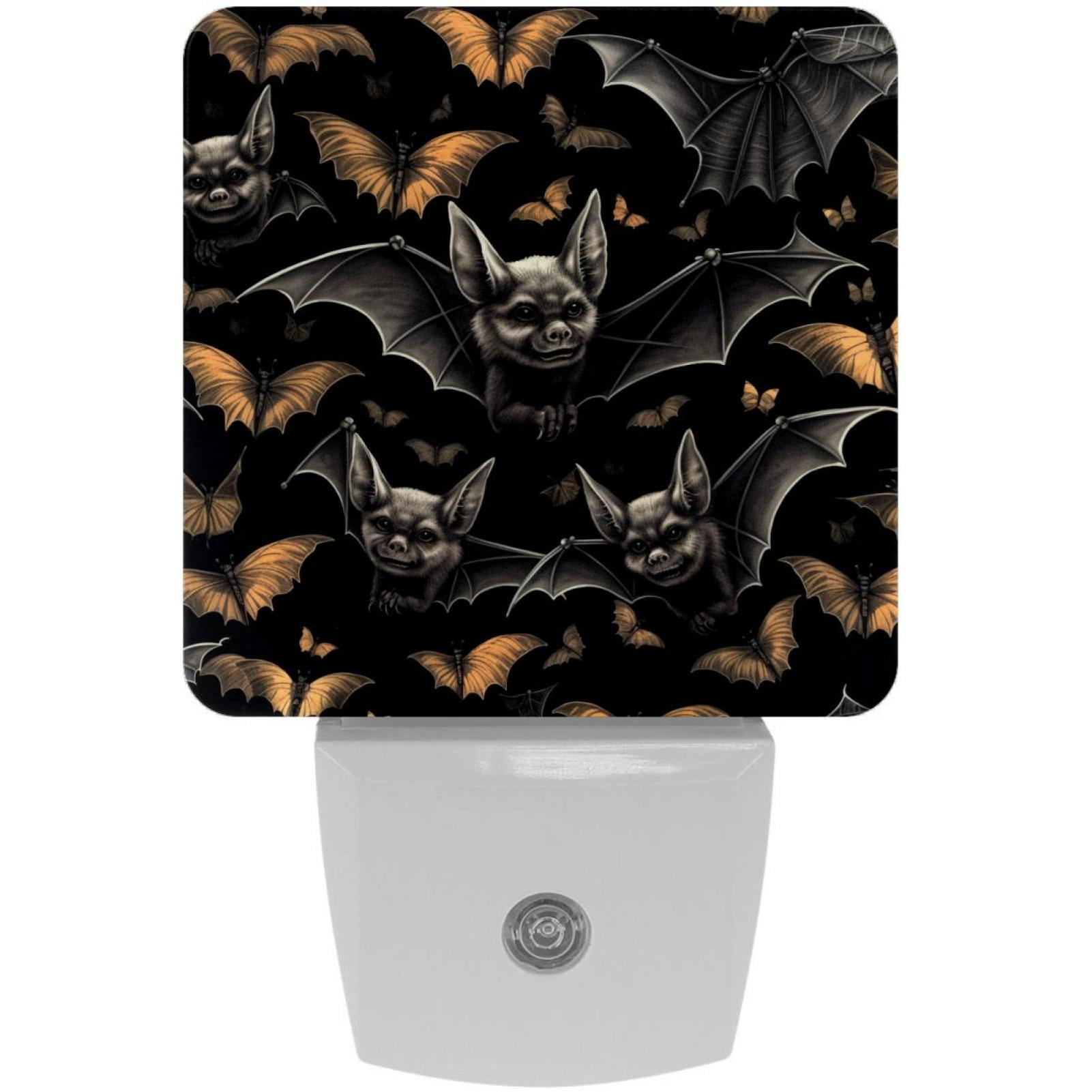 Halloween bats LED Square Night Lights - Stylish and Energy-Efficient ...