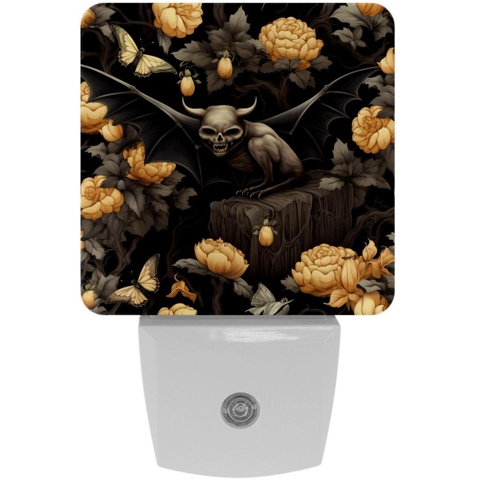 Halloween bats LED Square Night Lights - Stylish and Energy-Efficient ...