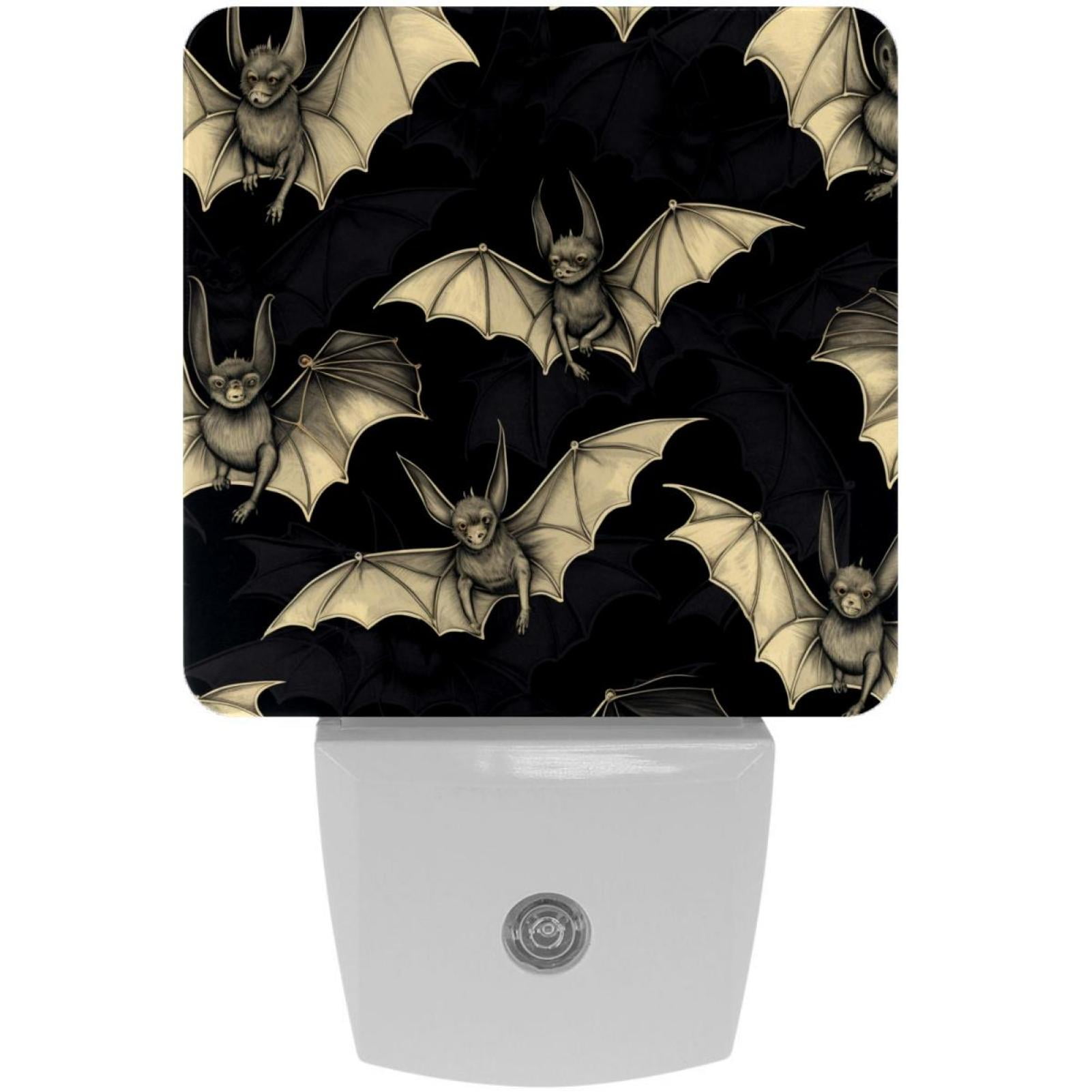 Halloween bats LED Square Night Lights - Stylish and Energy-Efficient ...