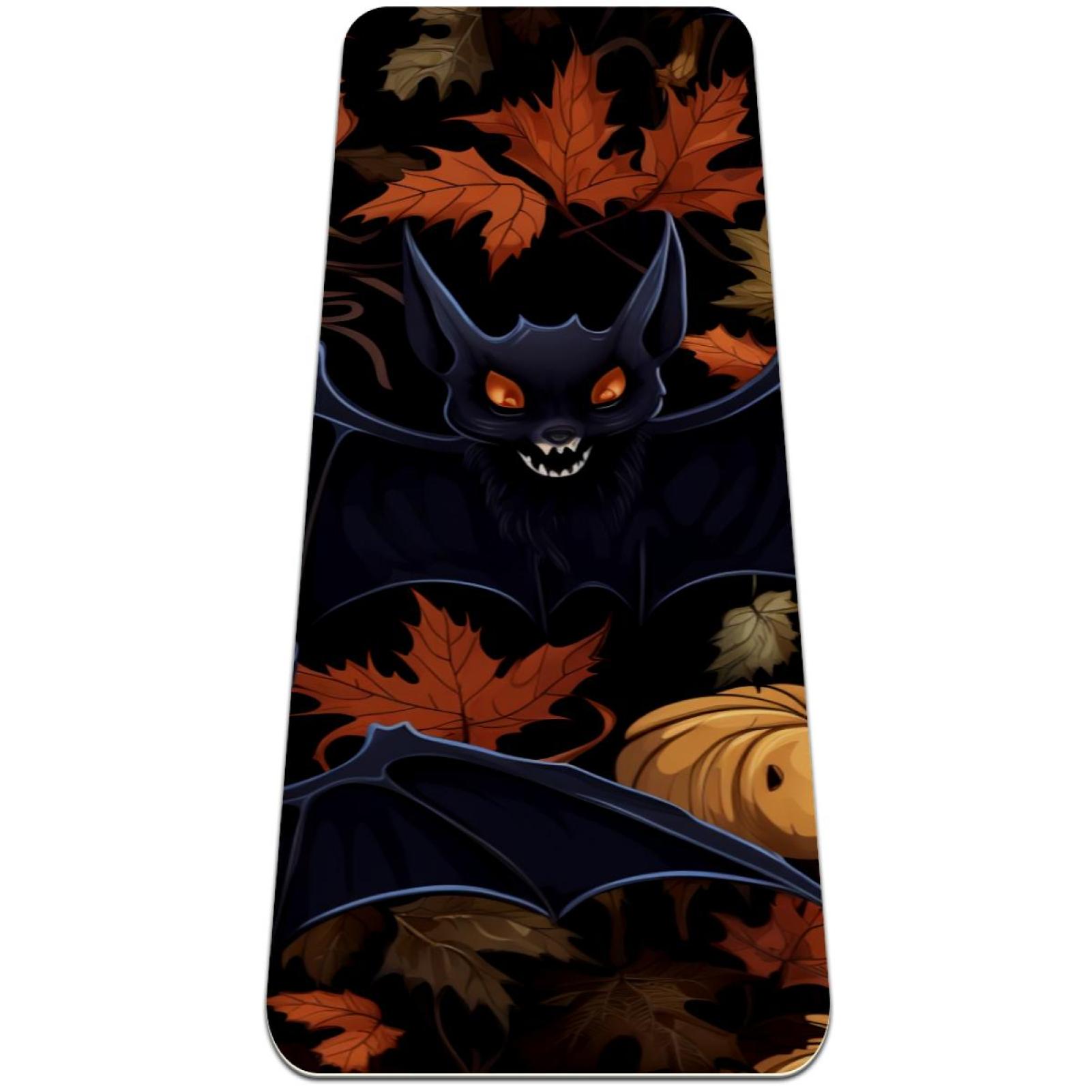 Halloween bats TPE Yoga Mat - Exercise Mat for Yoga and Pilates ...