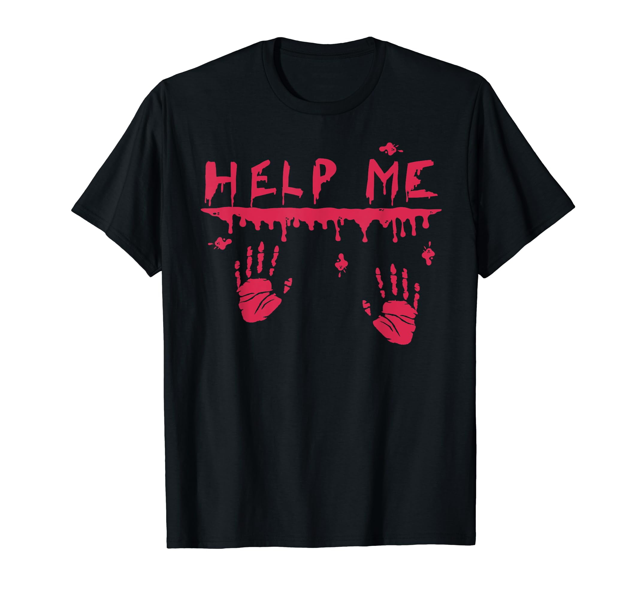 Halloween - bloody hands blood splatter costume zombie T-Shirt ...