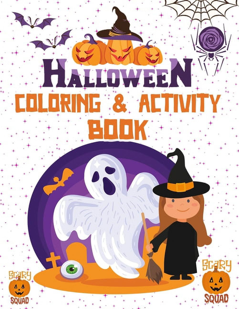 Halloween coloring book: Activity Book For Toddlers and Kids Fun ...