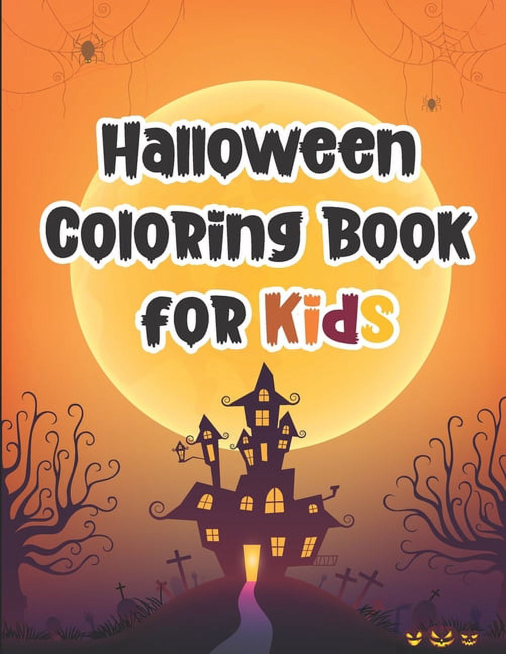 Halloween coloring book for kids : Creative Art Coloring Activity Book ...