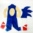 Halloween costume hedgehog Blue sonic costume Super supersonic kid ...