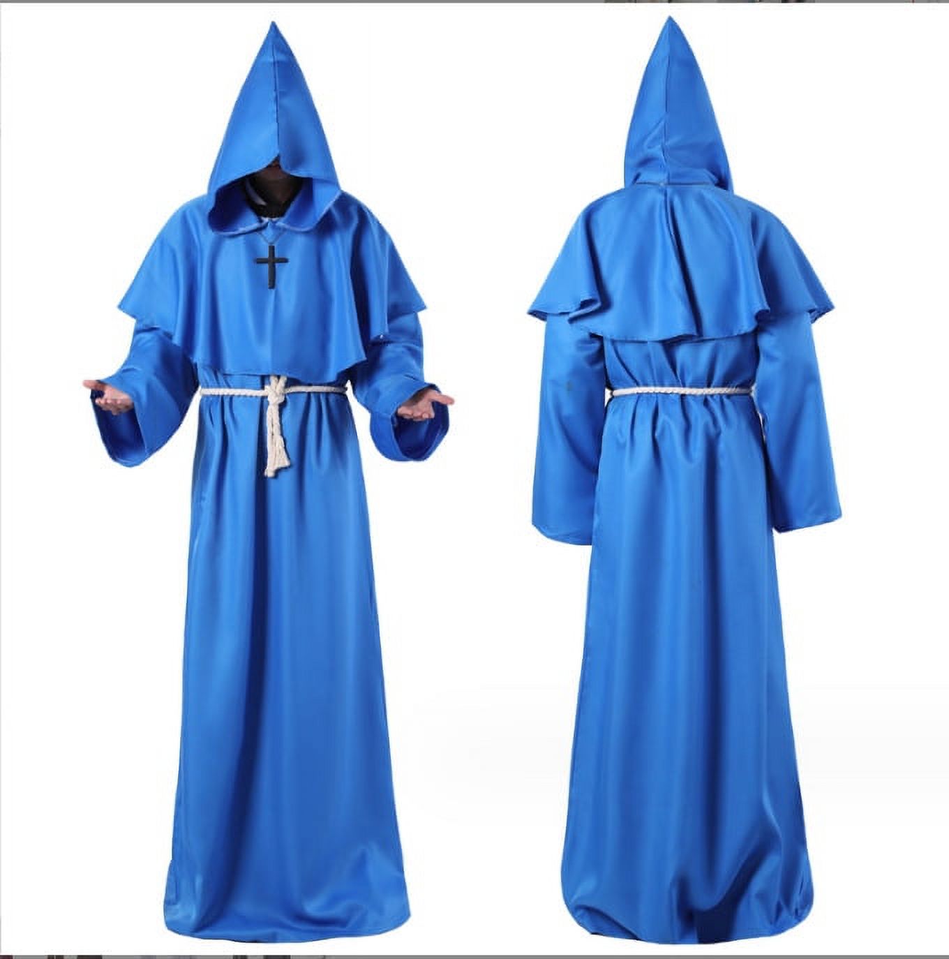 Halloween costume medieval monk robe monk costume wizard costume priest ...