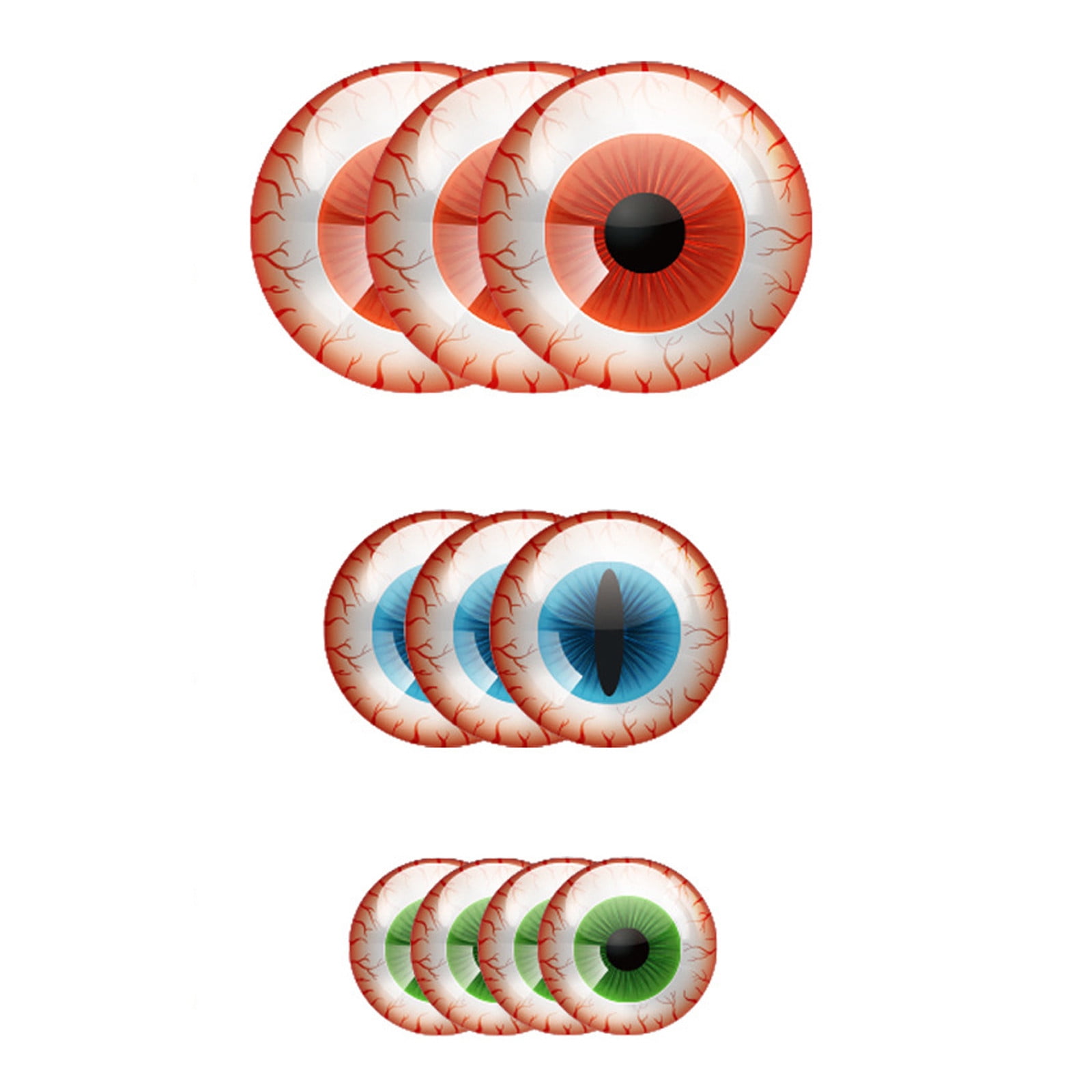 Halloween decor 2024 Halloween 3D Scary Wall Stickers Removable Art ...