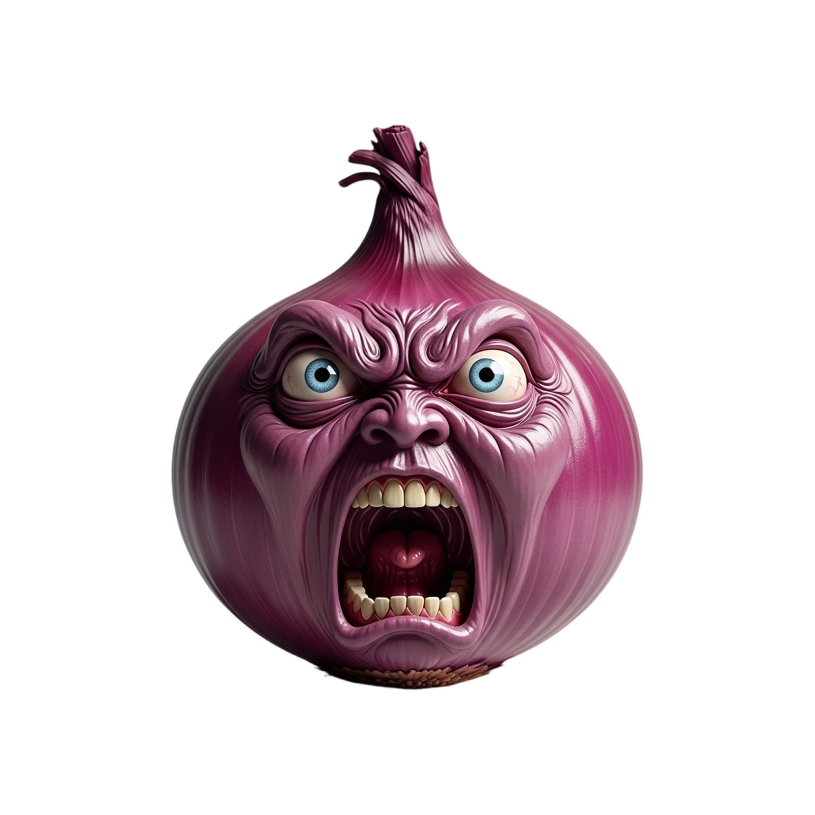 Halloween decorations Screaming Vegetable Resin Figurines – Funny ...
