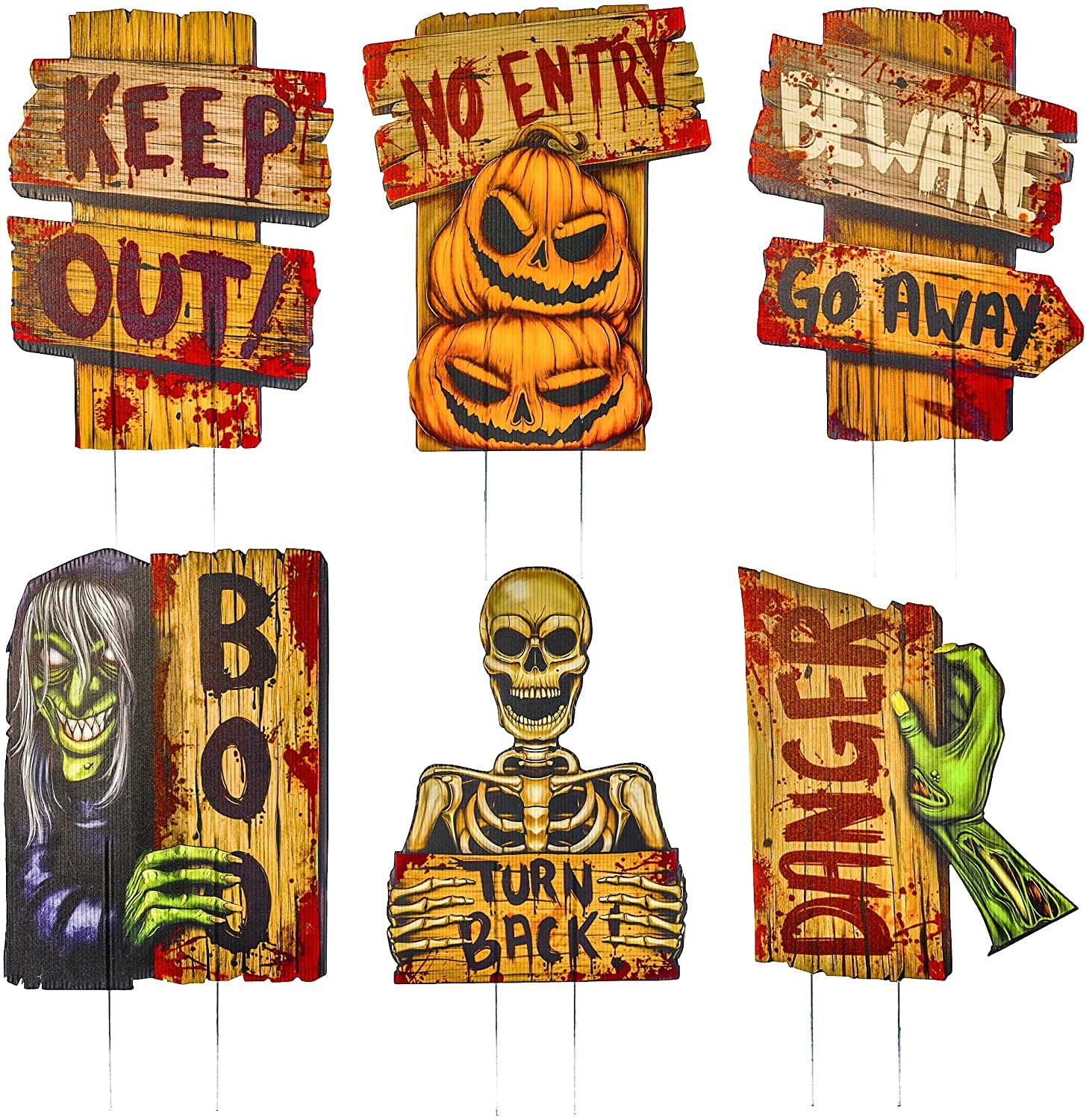 Halloween decorations-yard signs-Halloween Outdoor Decorations Yard ...
