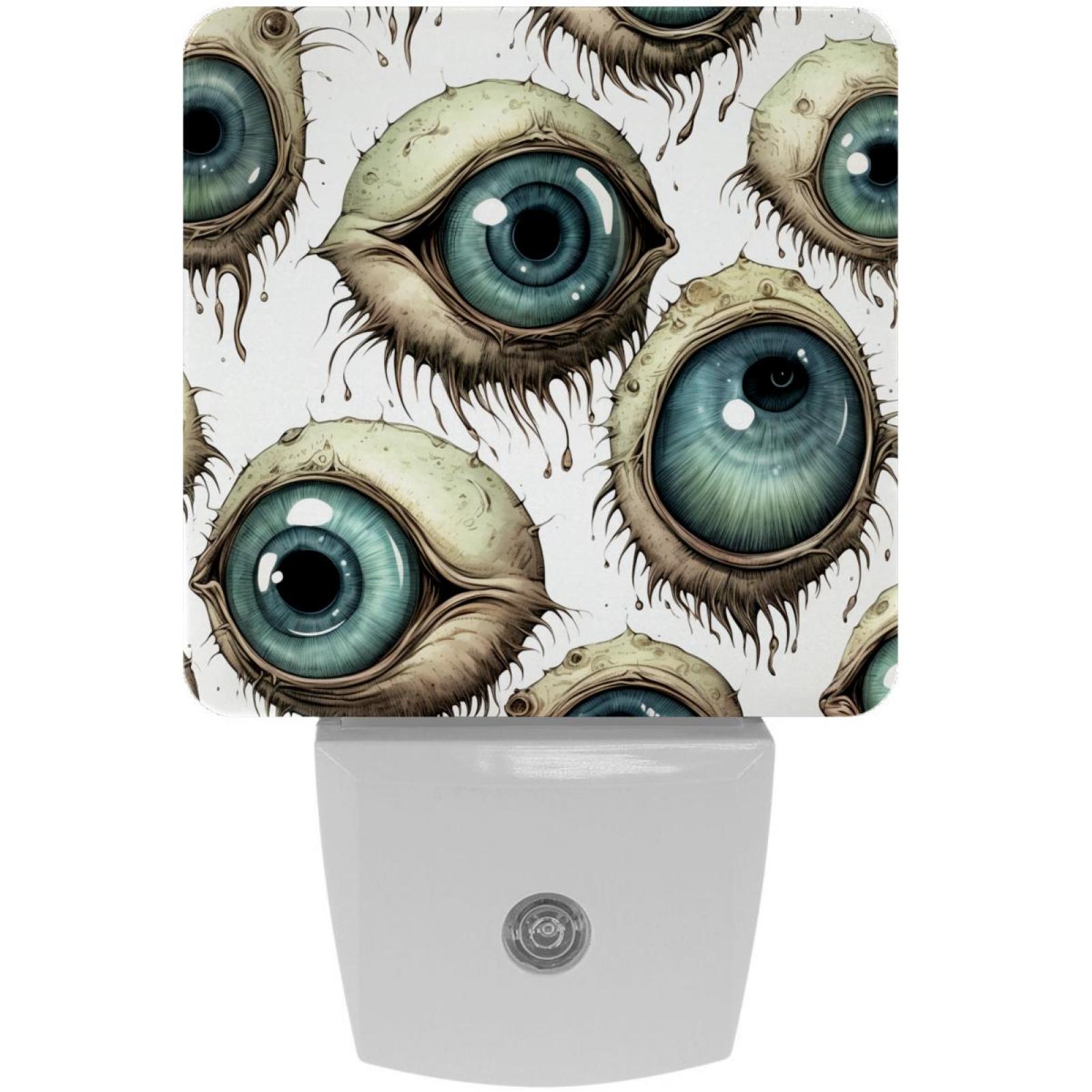 Halloween eyeballs LED Square Night Light - Small and Bright Square ...
