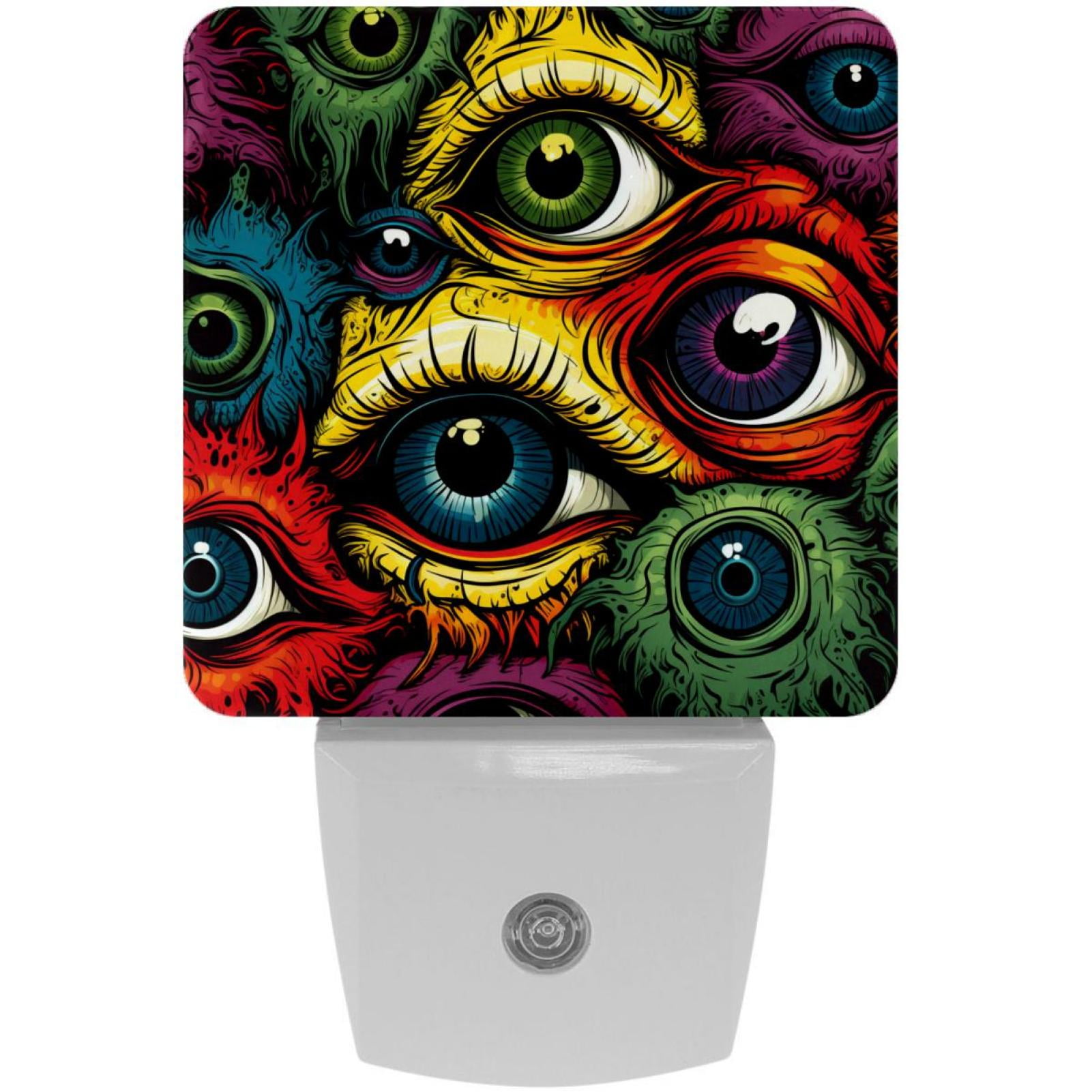 Halloween eyeballs LED Square Night Lights - Energy Efficient and Sleek ...