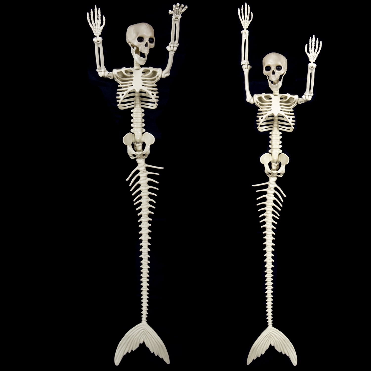 Halloween fish skeleton 80cm simulation mermaid bone skeleton activity ...