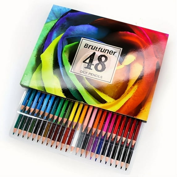 Halloween gifts 48/72/120/180 Colors Oil-based Colored Pencil Set ...