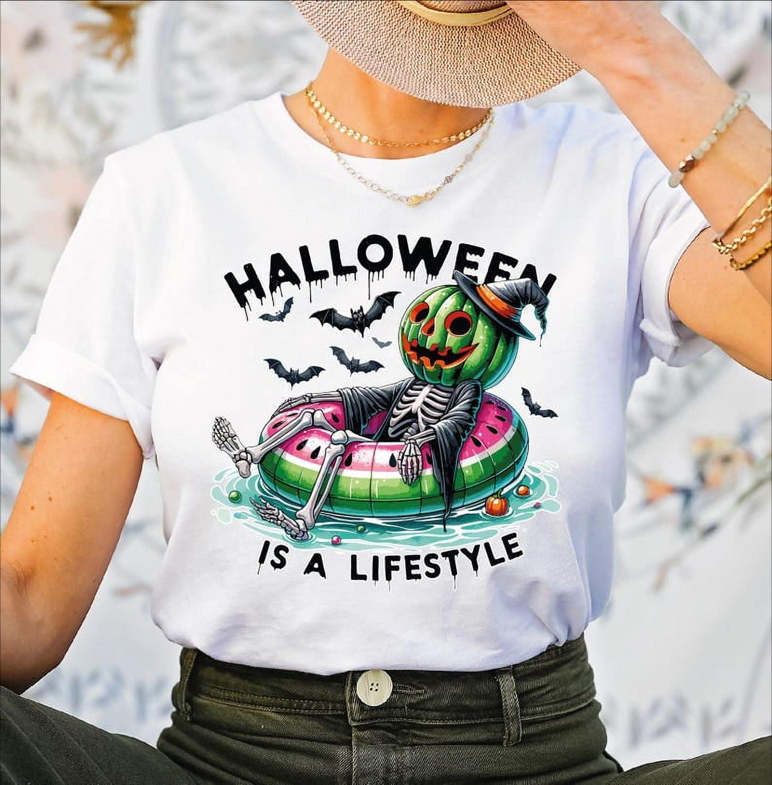 Halloween is a Lifestyle Tshirt, Summer Watermelon Halloween is a ...