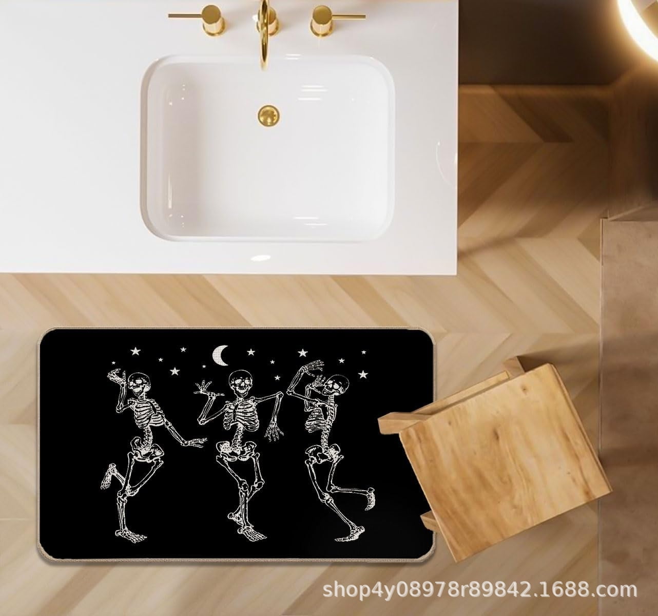 Halloween mat funny skeleton door mat Foot mat Entrance door non-slip ...