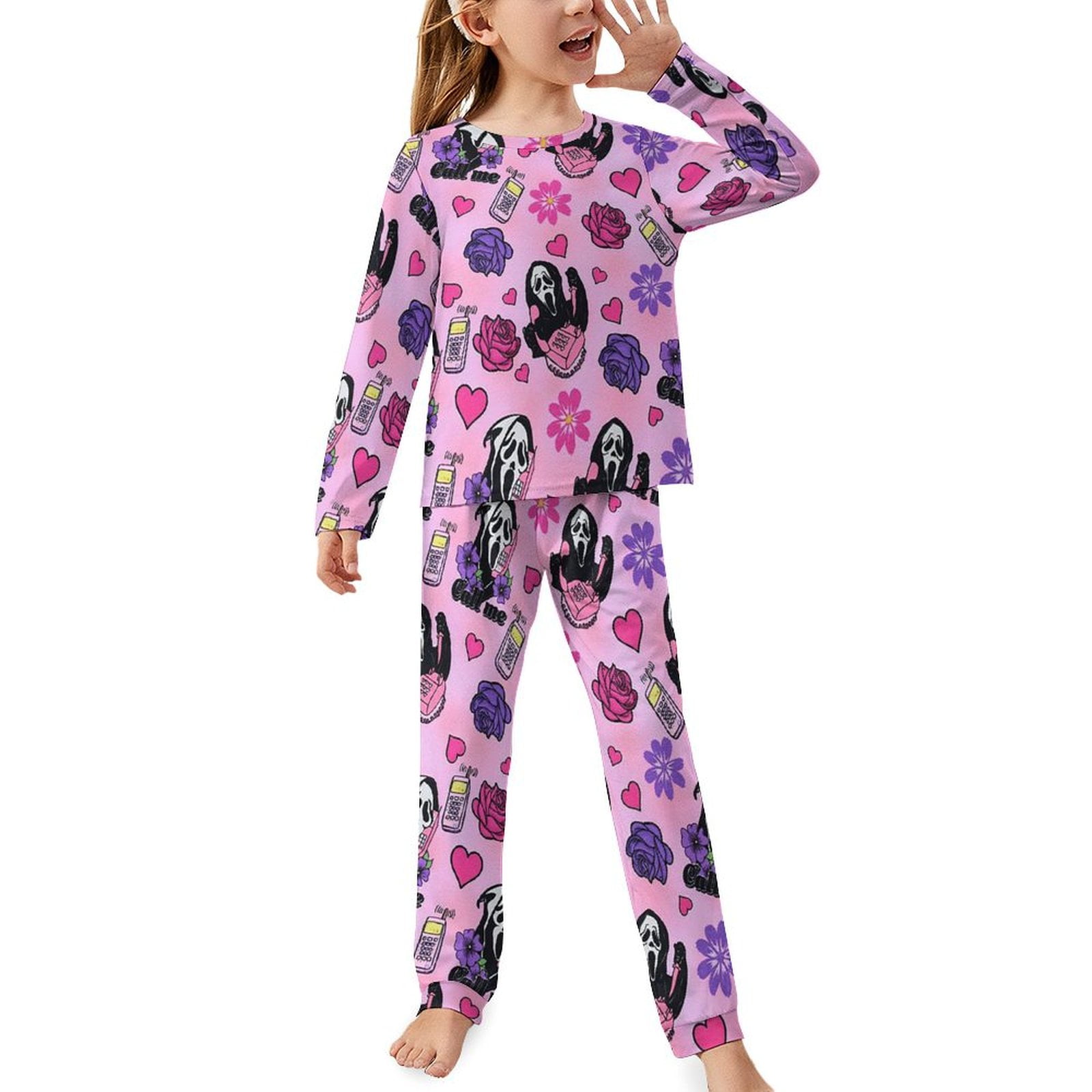 Halloween pjs Kids Halloween Scream Pajamas Set for Girls Boys ...