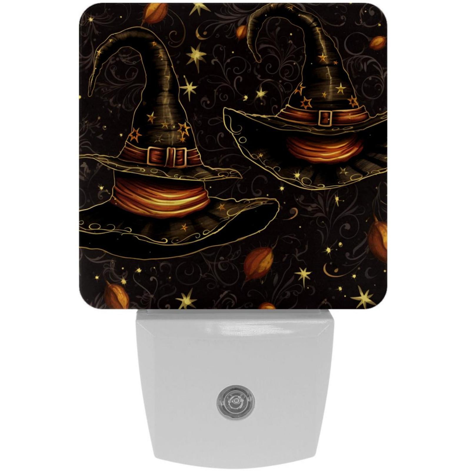 Halloween witch hat LED Square Night Lights for Bedroom and Living Room ...