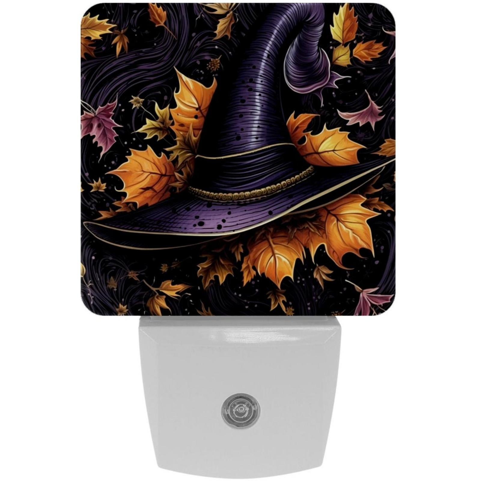 Halloween witch hat LED Square Night Lights - Modern Design, Soft Glow ...