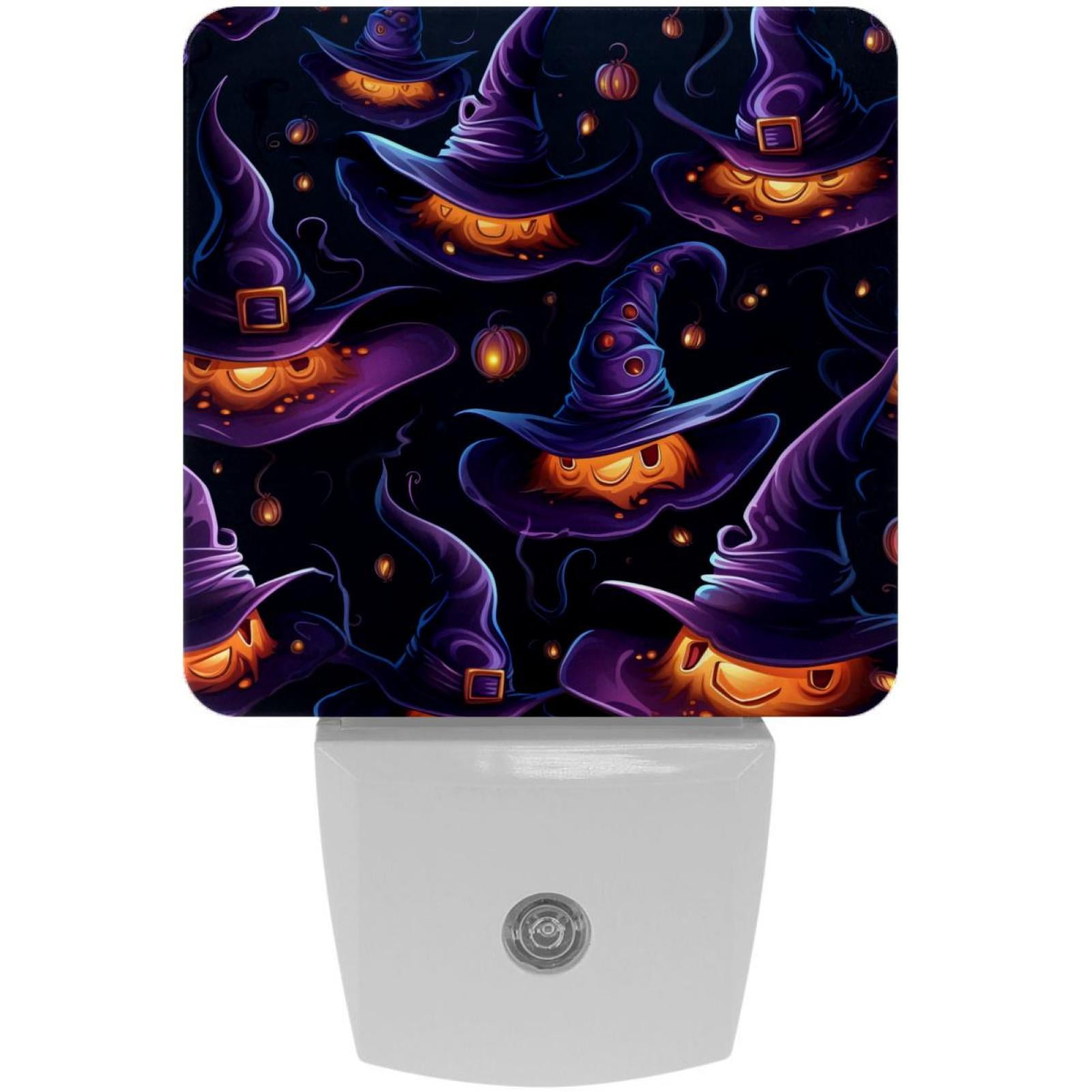 Halloween witch hat LED Square Night Lights with Motion Sensor - Modern ...